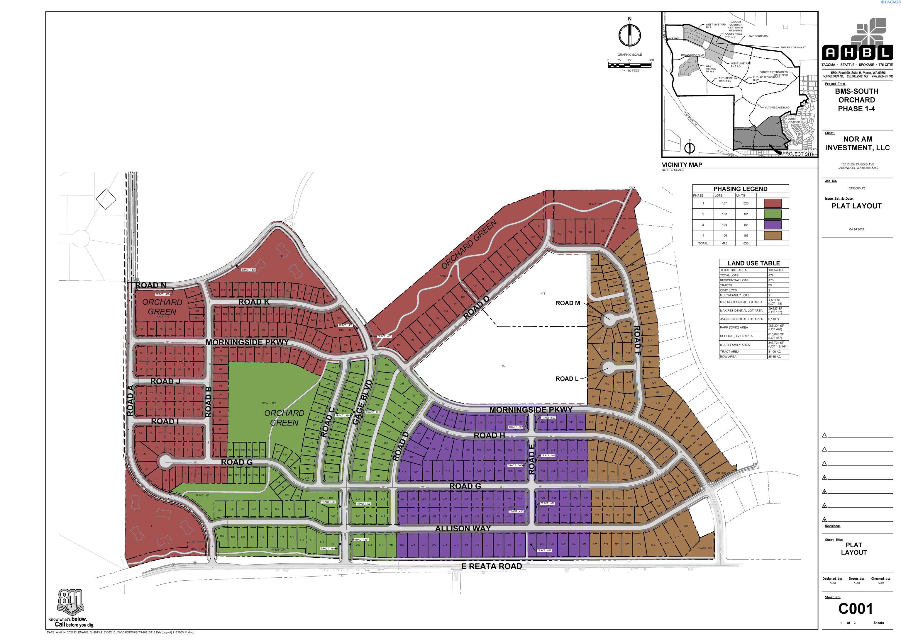 Lot 167 South Orchard, Richland, WA